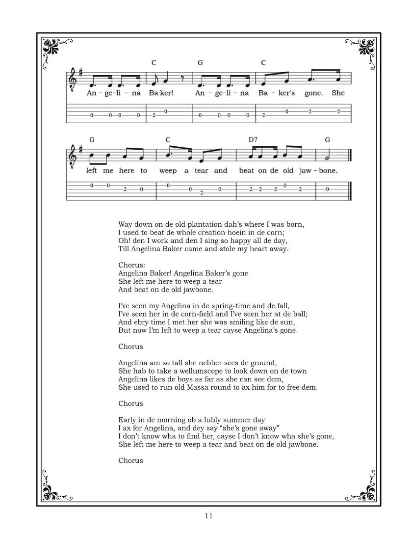 40 Old Time Bluegrass Songs - Guitar Songbook for Beginners with Tabs ...