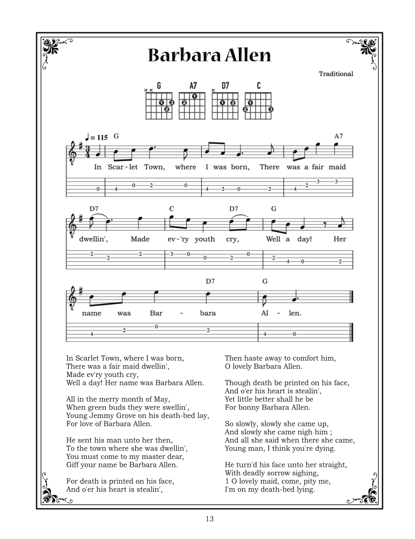 40 Old Time Bluegrass Songs - Guitalele Songbook for Beginners with ...